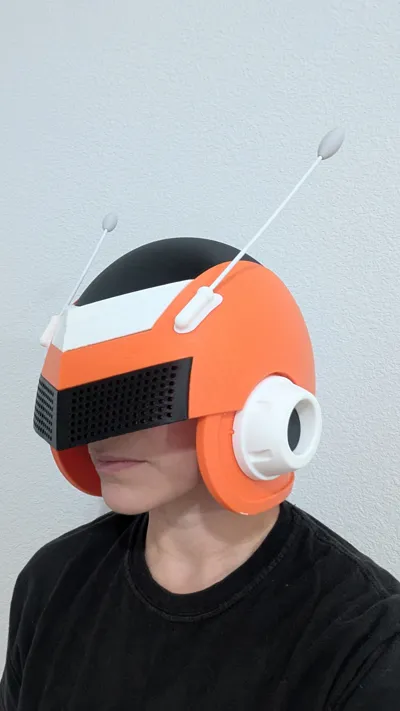 Saiyaman Gohan Helmet Inspired by javiles MakerWorld: Download Free 3D ...