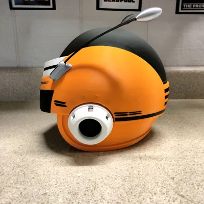Saiyaman Gohan Helmet Inspired - Free 3D Print Model - MakerWorld
