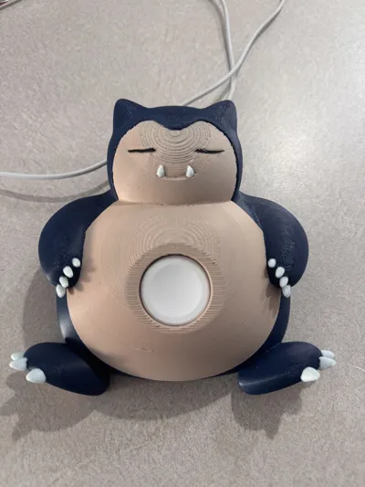 Snorlax Apple watch charge base - Free 3D Print Model - MakerWorld