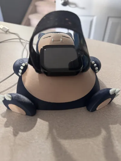 Snorlax Apple watch charge base - Free 3D Print Model - MakerWorld