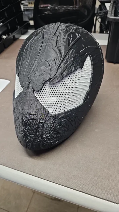 Spider-Man PS5 Symbiote Helmet by Budwin MakerWorld: Download Free 3D ...