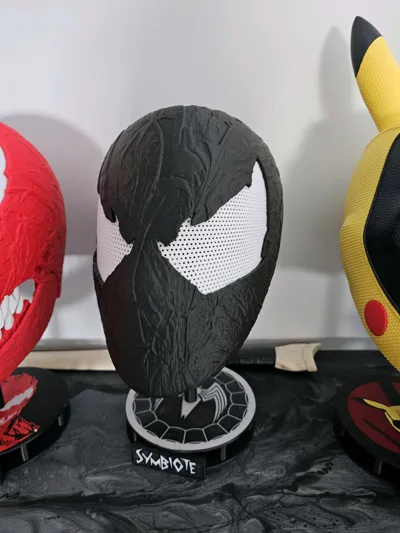 Spider-Man PS5 Symbiote Helmet by Budwin MakerWorld: Download Free 3D ...