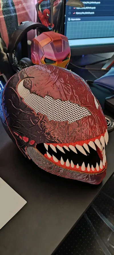 Spider-Man PS5 Symbiote Helmet by Budwin MakerWorld: Download Free 3D ...