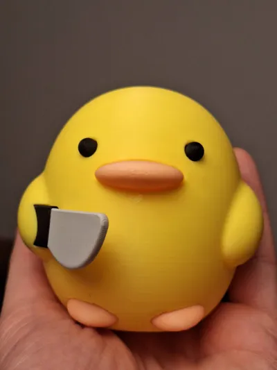 Cute meme duck (New wind up legs) by Print in place MakerWorld ...