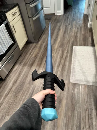 Collapsible sword Remixed by cooper nelson MakerWorld: Download Free 3D ...