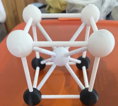 3D-Printed BCC and FCC Crystal Lattice Models by NewtonianWizard ...
