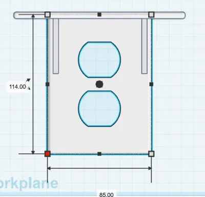 USA Electrical Outlet with top shelf with hole by JDS3d MakerWorld ...