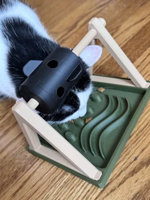 Cat Treat Dispenser by Qrafted Engineering MakerWorld: Download Free 3D Models