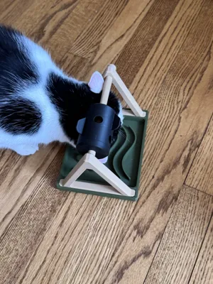 Cat Treat Dispenser by Qrafted Engineering MakerWorld: Download Free 3D Models