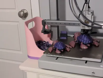 Bambu Lab A1 - Filament Poop bucket with handle by make3dtcMakerWorld ...