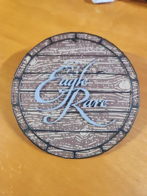 Bourbon Barrel head with Eagle Rare logo by Rager1902 MakerWorld ...