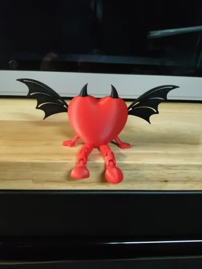 Articulated Devil Heart - Valentine's Day by Fresh_Design MakerWorld ...