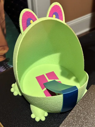 "THE FROGGER" - A1/A1 MINI FILAMENT POOP BIN by INFINITY 3D PRINTS ...