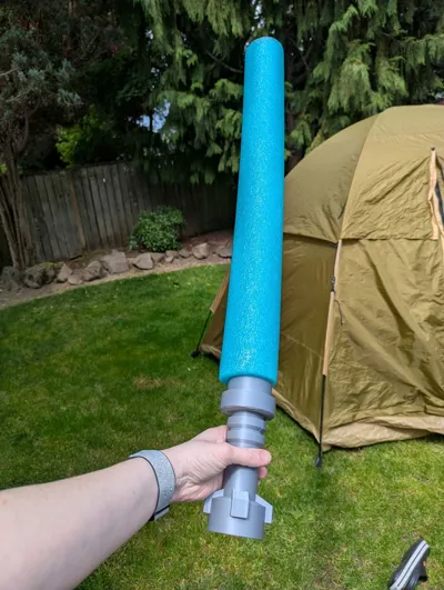 LEG0 Brick Lightsabr Inspired Pool Noodle Handle by Hepha3D MakerWorld ...