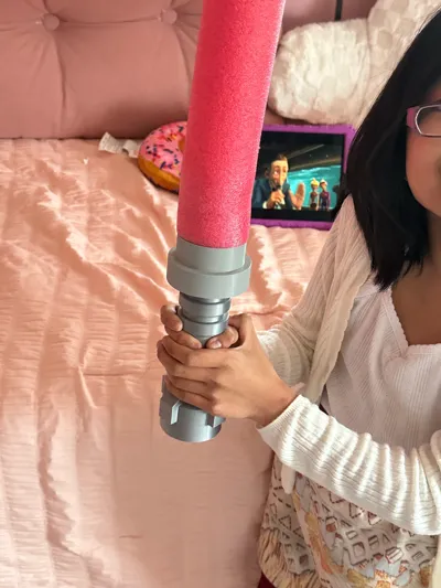 LEG0 Brick Lightsabr Inspired Pool Noodle Handle by Hepha3D MakerWorld ...