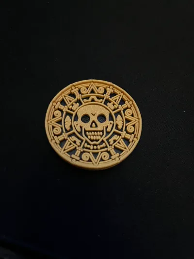 Aztec gold coin by idealoding MakerWorld: Download Free 3D Models