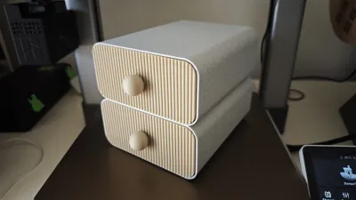 Modular desktop storage box by ChuaMakerWorld: Download Free 3D Models