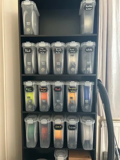 Cereal box dry filament storage - Free 3D Print Model - MakerWorld