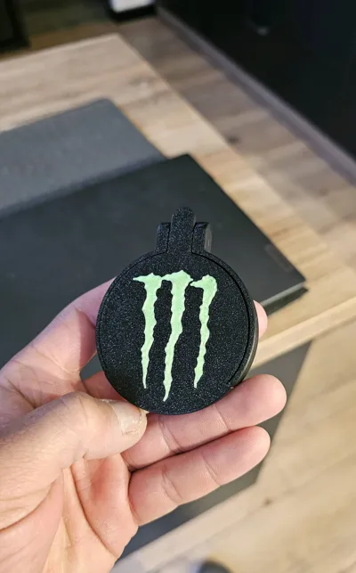 Monster can lid - Free 3D Print Model - MakerWorld