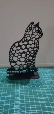 Polycat - Geometric Polygon Cat by PhaseworksCA - MakerWorld