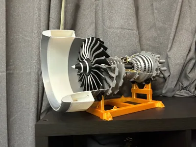 Jet Engine Nose Cowl - Free 3D Print Model - MakerWorld