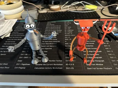 Diablo Robot Futurama armable Remezclado por Matapayazos MakerWorld: Descarga Modelos 3D Gratuitos