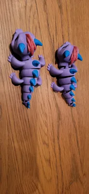 Flicker the Flexi Dragon - No Supports Needed! by LuxerArk MakerWorld ...