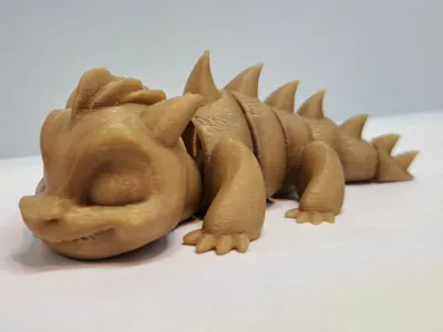 Flicker the Flexi Dragon - No Supports Needed! by LuxerArk MakerWorld ...