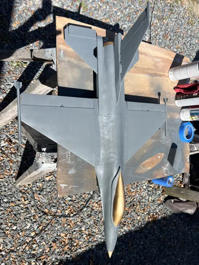 F-16 RC JET (50mm EDF) by FADY MakerWorld: Download Free 3D Models