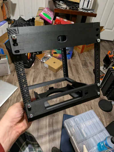 10-inch 5U Fully 3D-Printed Rack Cabinet Project by Szczybyrybobry ...