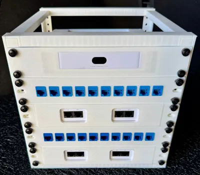 10-inch 5U Fully 3D-Printed Rack Cabinet Project by Szczybyrybobry ...