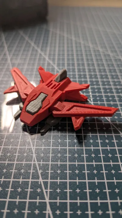 Reaper Fighter Jet - Model Kit by Kit Crafters MakerWorld: Download ...