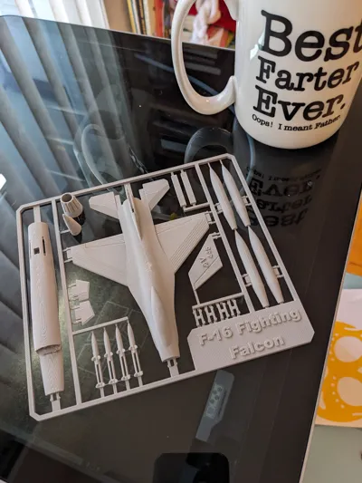 F-16 Fighting Falcon Kit Card - No Tool or Glue! by DjangoCashflow ...