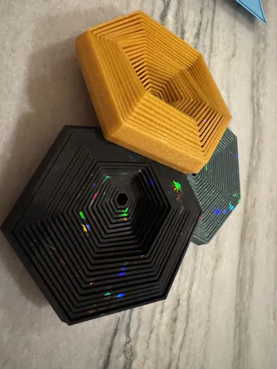 Hexagon Fidget Toy by fifindr MakerWorld: Download Free 3D Models