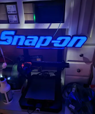 Snap-on LED sign by LOXCreations - MakerWorld