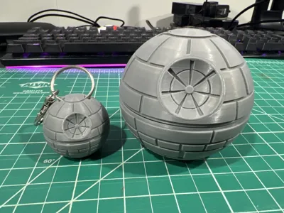 Turning Fidget Death Star Keychain by DjangoCashflow MakerWorld ...