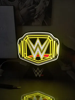 WWE Title Belt LED Lamp by bearswampdesigns - MakerWorld