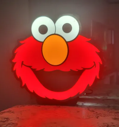 Elmo LED Lamp by BeeTee 3D - MakerWorld