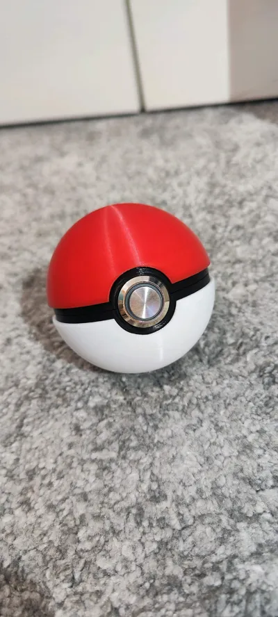 Pokeball LED Button - Free 3D Print Model - MakerWorld