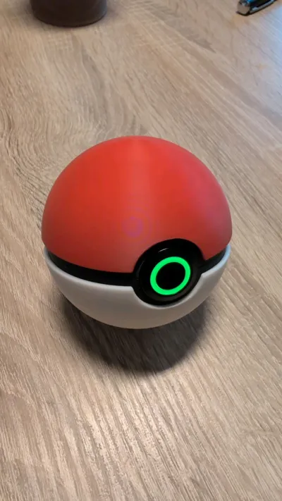 Pokeball LED Button by Torikami MakerWorld: Download Free 3D Models