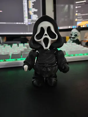 Mini Ghostface Flexi - Free 3D Print Model - MakerWorld