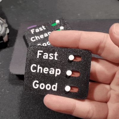 Good Fast Cheap by K2 Tech DesignsMakerWorld: Download Free 3D Models