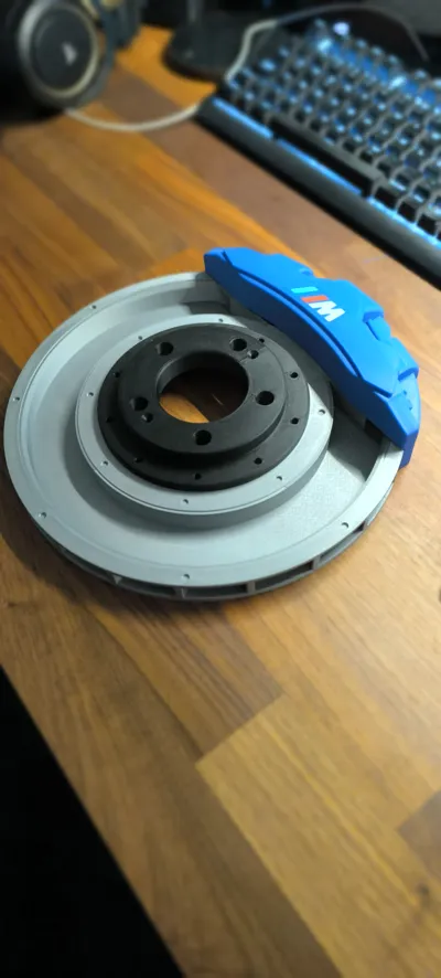 BMW M Brake Disc Lamp - Free 3D Print Model - MakerWorld