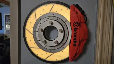 BMW M Brake Disc Lamp - Free 3D Print Model - MakerWorld