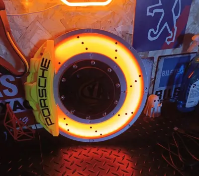 BMW M Brake Disc Lamp - Free 3D Print Model - MakerWorld