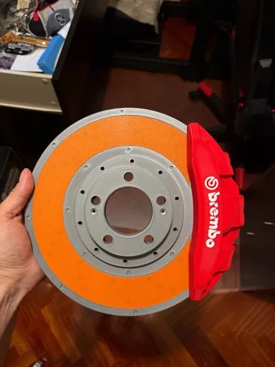 BMW M Brake Disc Lamp - Free 3D Print Model - MakerWorld