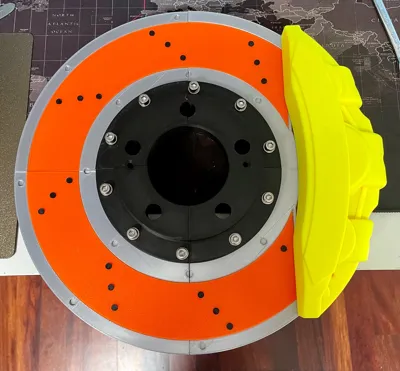 BMW M Brake Disc Lamp - Free 3D Print Model - MakerWorld