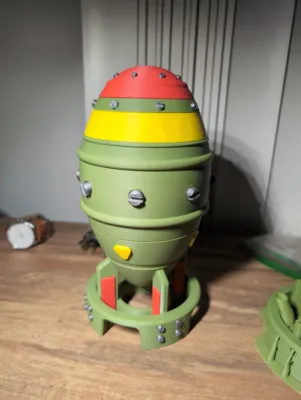 Mini Nuke Bomb - Fallout-Inspired Container by DiddyKong3D MakerWorld ...
