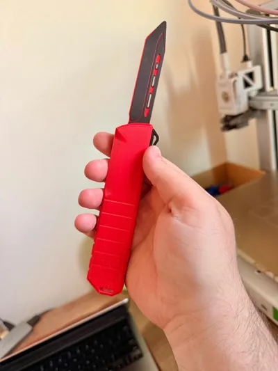 OTF Fidget Knife Over-Engineered and Upgradeable by iczfirz MakerWorld ...