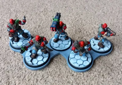 Warhammer 40k Squad movement tray 5x32mm - Free 3D Print Model - MakerWorld